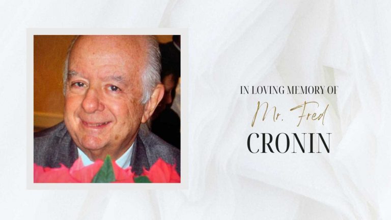 In loving memory of Mr. Fred Cronin - United Community Center of ...