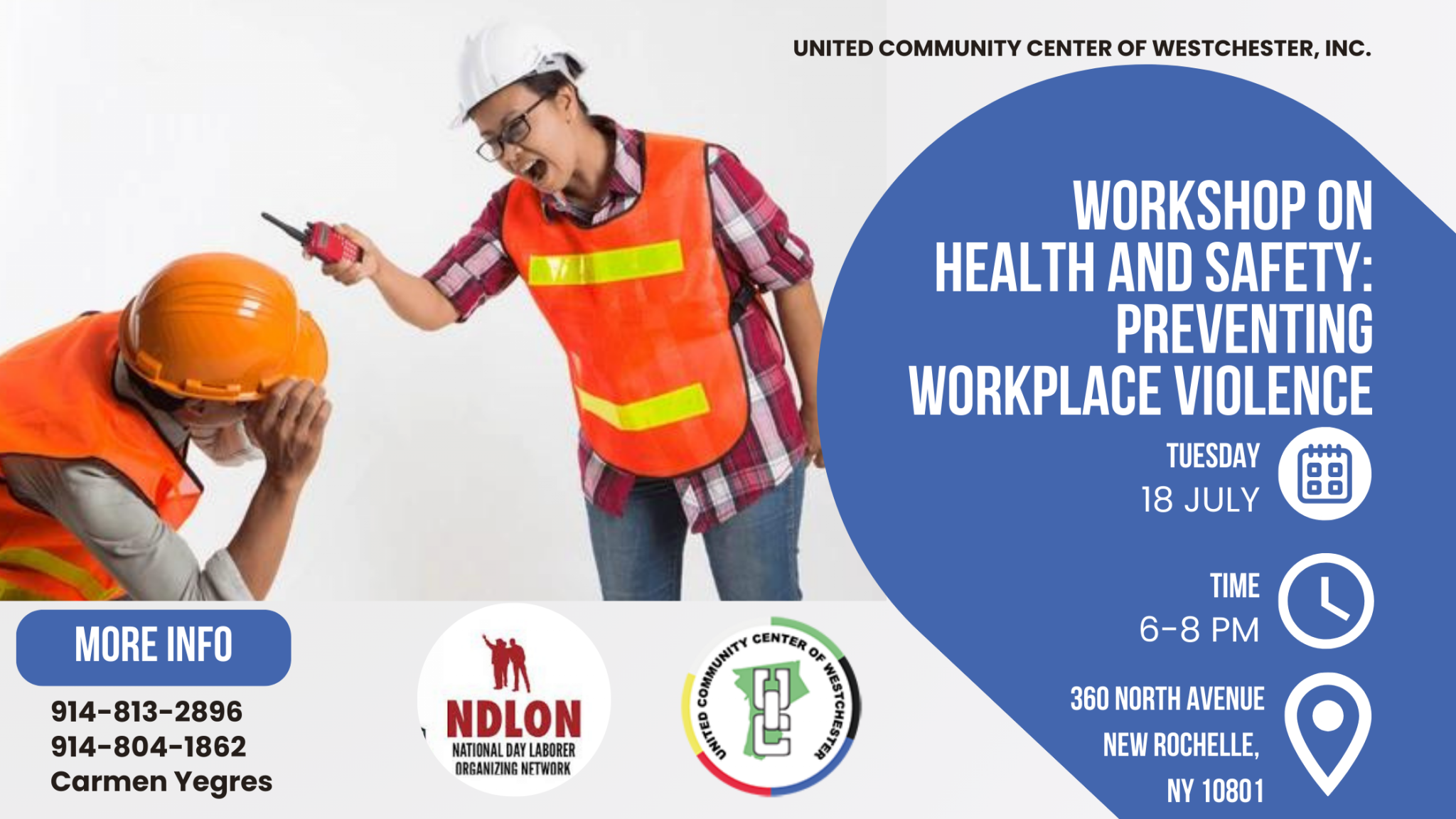 Workshop Preventing Workplace Violence - United Community Center of ...
